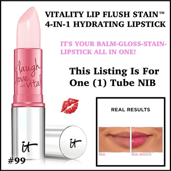 it cosmetics | Makeup | Vitality Lip Flush Stain 4in Hydrating Lipstick ...